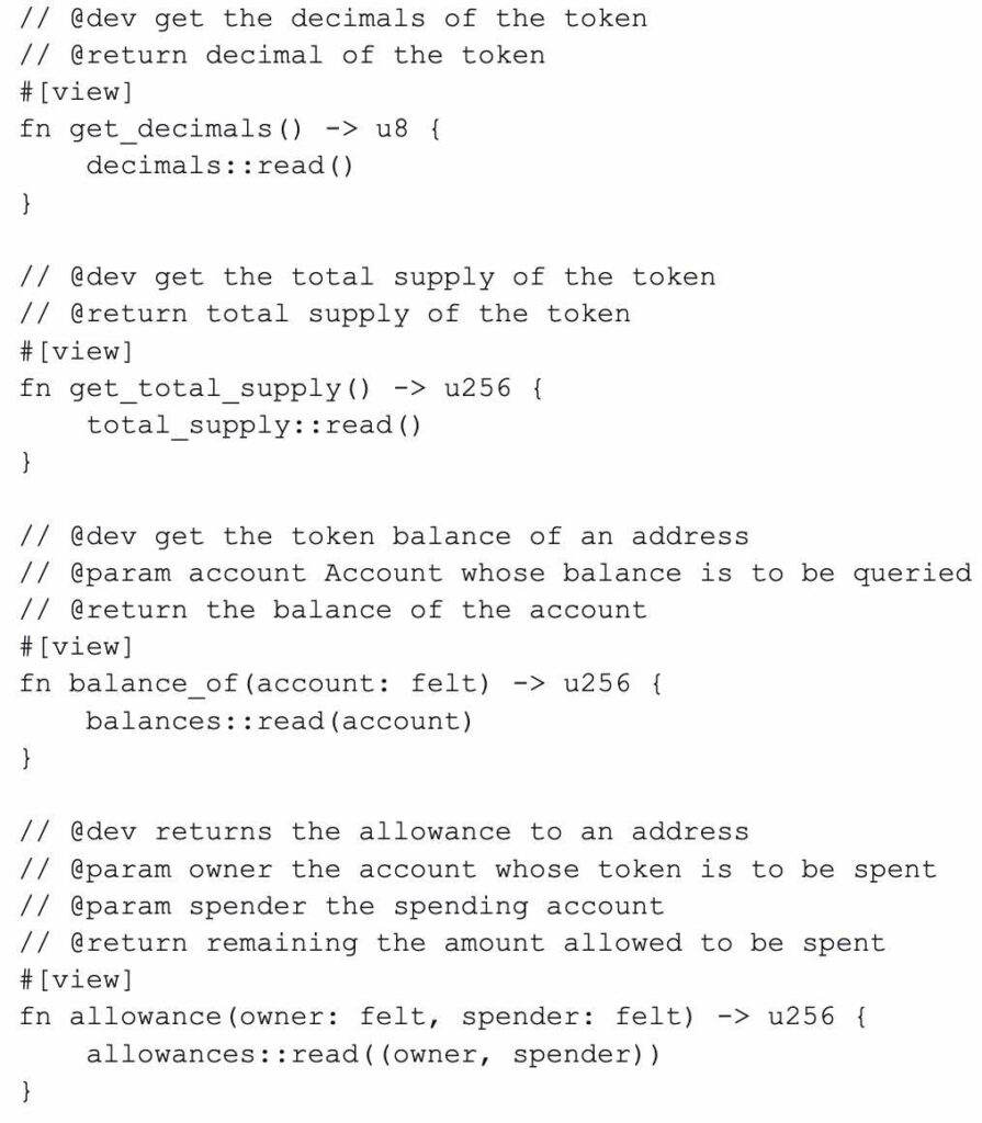 Moving from Solidity to Cairo - Cairo Language