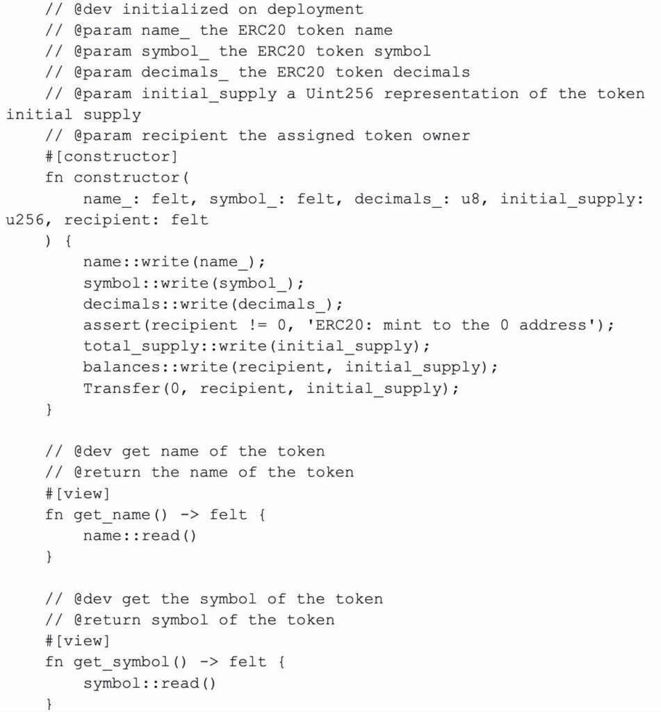 Moving from Solidity to Cairo - Cairo Language
